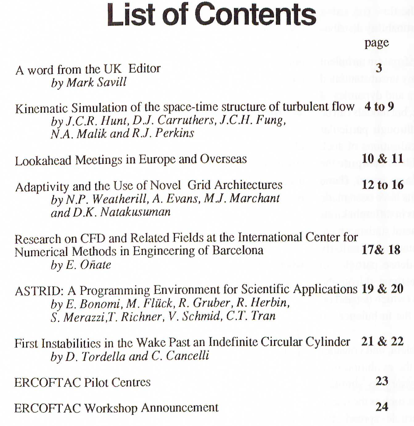 ERCOFTAC CADO - Bulletin 06